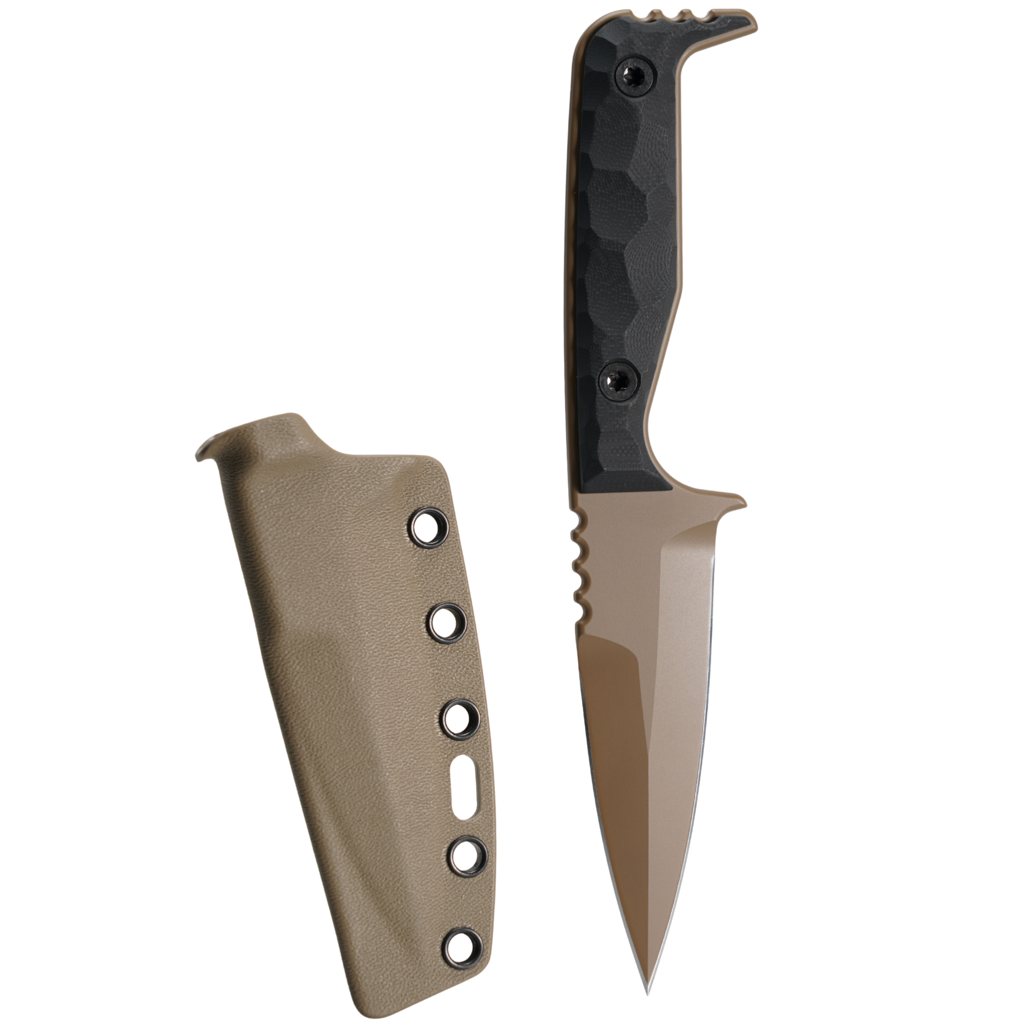Buy DCK FDE & Black Double Edge Knife | Compliance Edge Knives