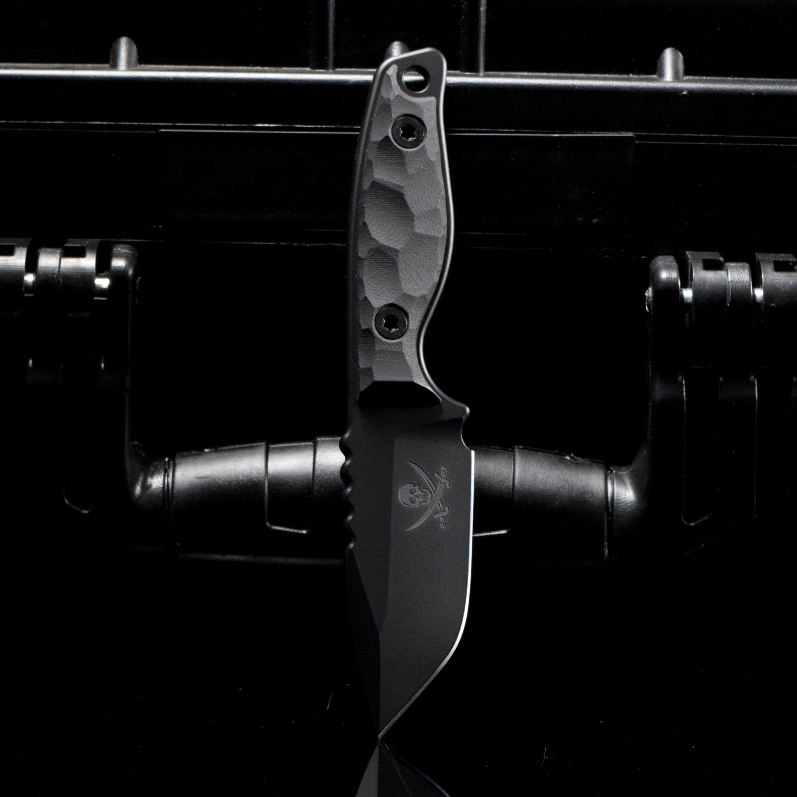 Buy V3ndetta Stonewashed Jolly Roger Knife